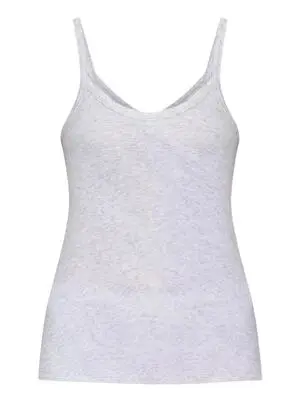 American Vintage Scoop Neck Sleeveless Top - Grey