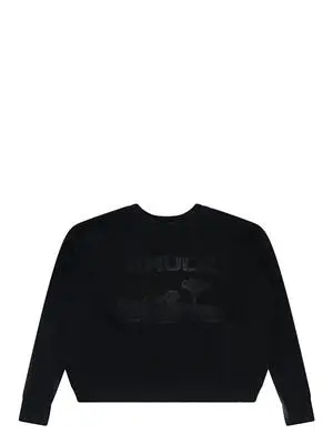Rhude Graphic Print Crew Neck Sweater - Black