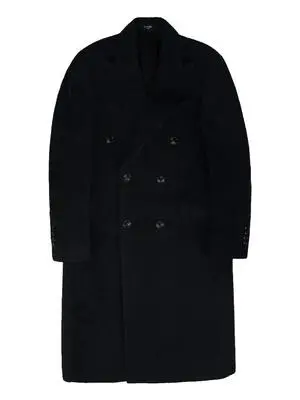 Amiri Double-breasted Peak-lapel Coat - Blue