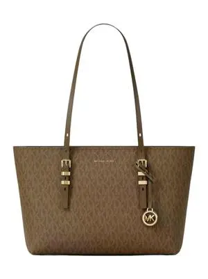 Michael Kors Quinn Monogram Tote Bag - Brown