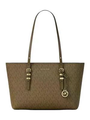 Michael Kors Quinn Monogram Tote Bag - Brown