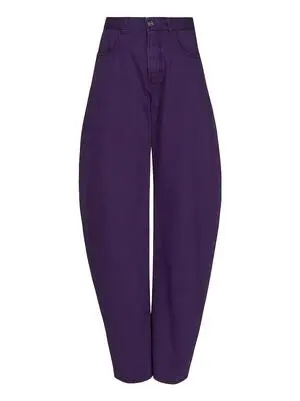 Alaïa Round Leg Jeans - Violet Washed
