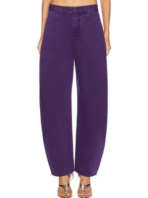 Alaïa Round Leg Jeans - Violet Washed