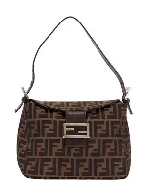 Fendi Zucca Shoulder Bag - Brown