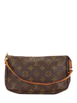 LOUIS VUITTON Monogram Pochette Accessoires Shoulder Bag - Brown