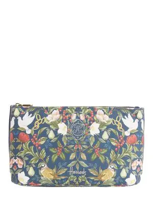 Harrods Harrods Medium Cotton Partridge Cosmetics Bag Navy