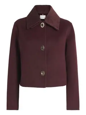 CLAUDIE PIERLOT Claudie Pierlot Cropped Wool-Blend Corduroy Jacket