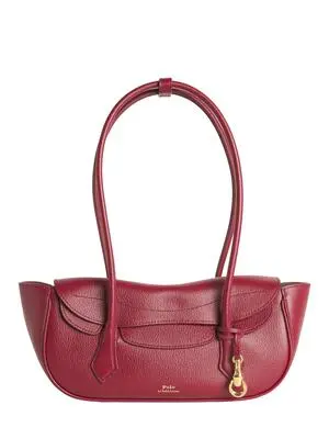 Polo Ralph Lauren Small Leather Shoulder Bag - Red