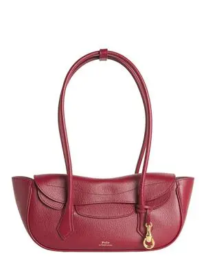 Polo Ralph Lauren Small Leather Shoulder Bag - Red