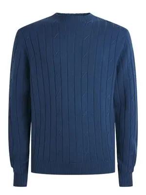 JOHN SMEDLEY John Smedley Wool Cable Knit Sweater