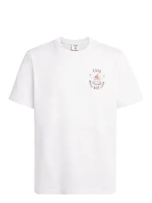 Casablanca Organic Cotton Casa Way T-shirt - White