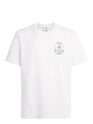 Casablanca Organic Cotton Casa Way T-shirt - White