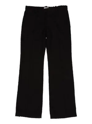 Magda Butrym Flared Tailored Bouclé Trousers - Black