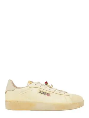 AUTRY Logo Sneakers - Beige