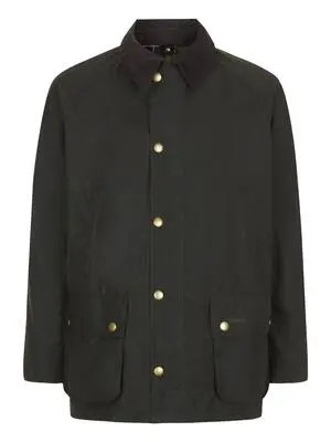 Barbour Ashby Waxed Button-up Jacket - Black