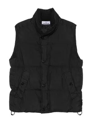 Stone Island Padded Down Gilet - Black