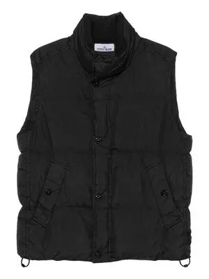 Stone Island Padded Down Gilet - Black