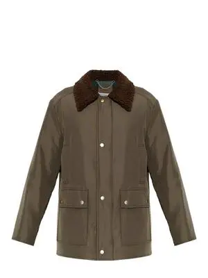 MAISON MARGIELA Shearling Collar Jacket - Green