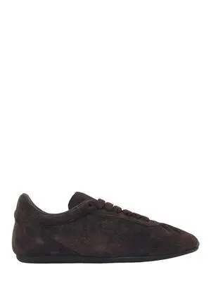Dolce & Gabbana Suede Lace-up Sneakers - Brown