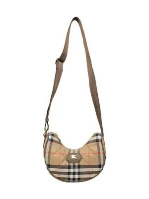 Burberry Horseshoe Crossbody Bag - Cream