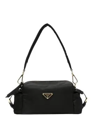 Prada Polyamide Shoulder Bag - Black