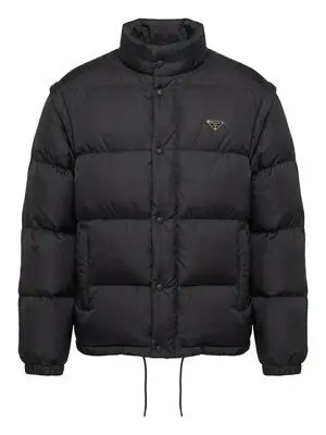 Prada Quilted Down Puffer Jacket - Black