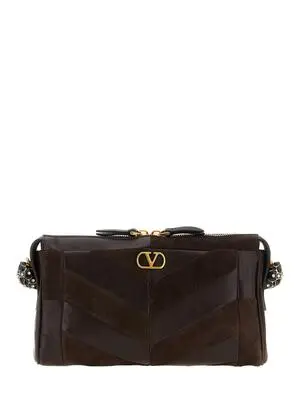 Valentino Garavani Panthea Small Shoulder Bag - Brown