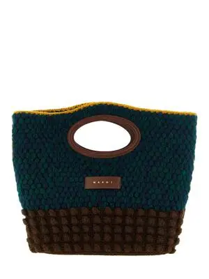 Marni Marni "Knotty" Crochet Clutch Multicolor