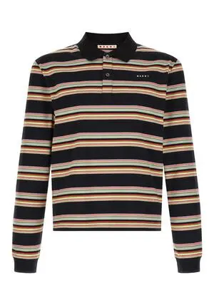 Marni Striped Polo Shirt - Multicolor