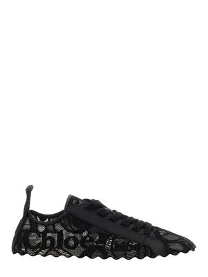 Chloé Lauren' Lace Sneakers - Black