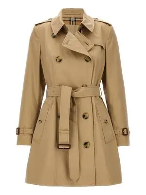 Burberry Chelsea Medium Trench Coat - Cream