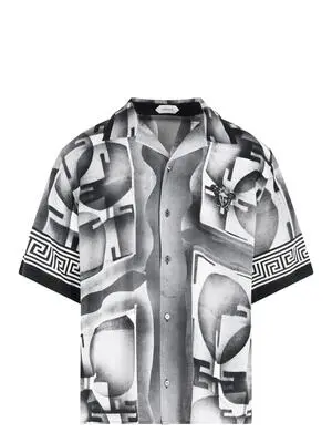 Versace Informal' Silk Shirt - Black