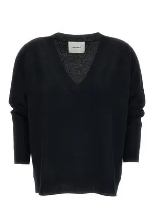 LISA YANG LISA YANG Kenny V-Neck Cashmere Sweater Multicolor