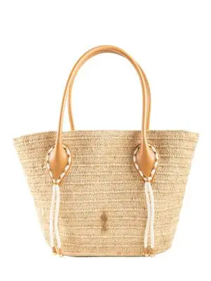 CHRISTIAN LOUBOUTIN Venus Large Raffia Tote - Multicolor