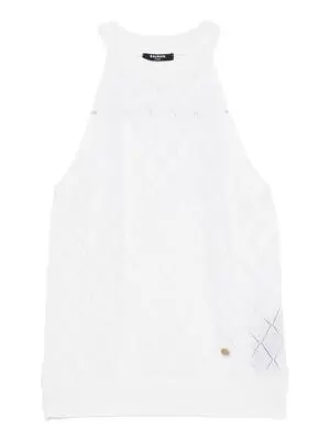 Balmain BALMAIN Sleeveless Wool Top Multicolor
