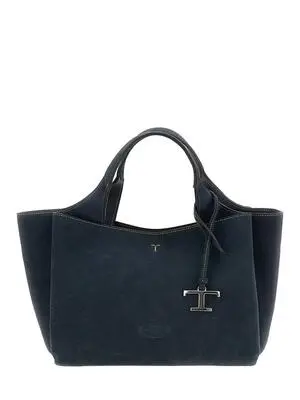 TOD'S TOD'S Suede Mini Bag With T Charm Multicolor