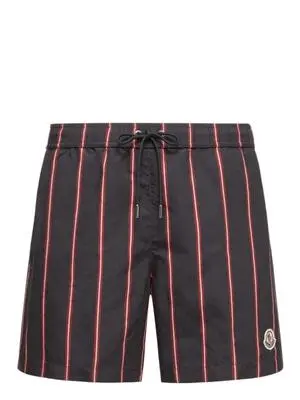 Moncler Striped Swim Shorts - Blue