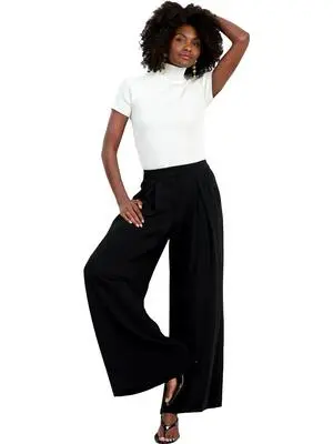 Trina Turk Saige Wide-leg Pants - Black
