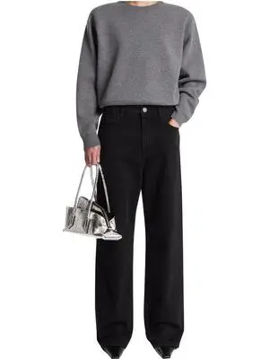 RÓHE Wide-leg Jeans - Black