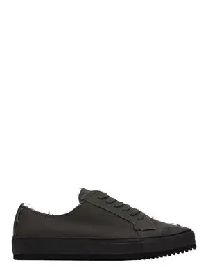 Yohji Yamamoto Lace-up Low-top Sneakers - Grey
