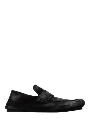 MARSÈLL Marsell Toddone Distressed Moc Toe Loafers