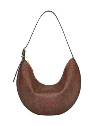 Etro Medium Hobo Bag With Paisley Print - Multicolor