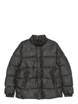 Etro Short Down Jacket With Paisley Print - Multicolor
