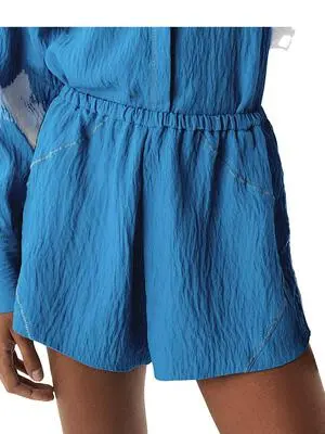 VIX PAULA HERMANNY Vix Paula Hermanny X Rosie Huntington-Whiteley Bailey Textured Shorts Bowie