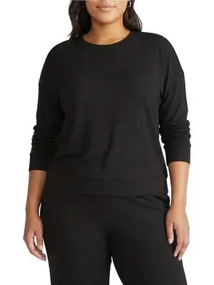 Universal Standard Travelknit Sweatshirt - Black