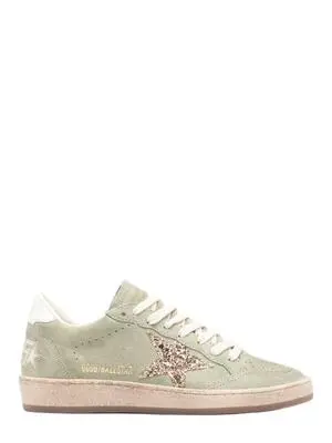 GOLDEN GOOSE Ball Star Suede Glitter Effect Sneakers - Multicolor