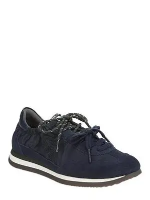 Sam Edelman Evara Leather And Nylon Sneakers - Oasis Navy