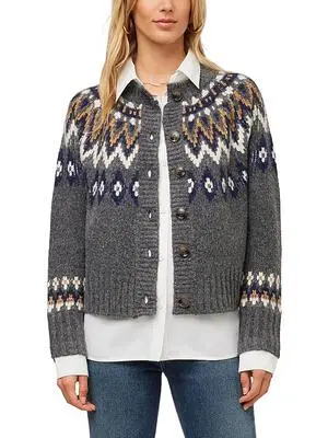 Fifteen Twenty Alina Mixed Media Cardigan - Multi