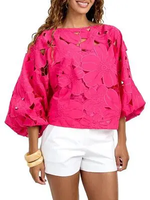 Trina Turk Coastal Top - Peninsula Pink
