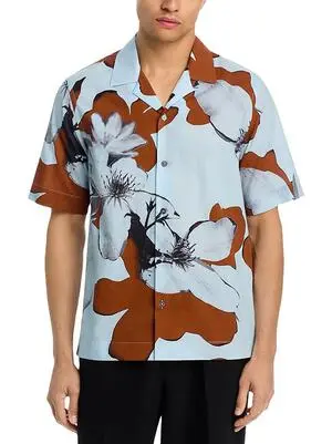 PAUL SMITH Short Sleeve Floral Shirt